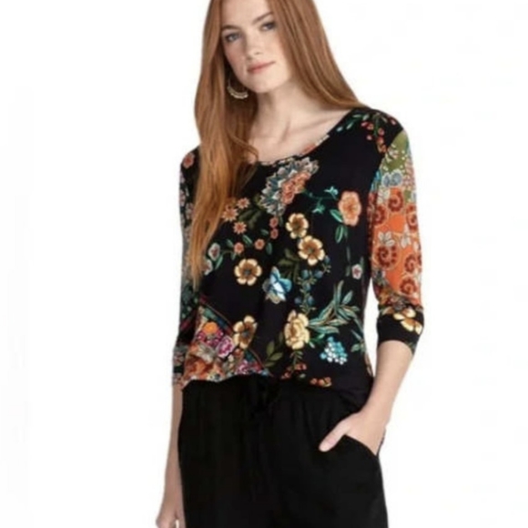 Johnny Was | Tops | Johnny Was Ardell Favorite Long Sleeve Soft Bamboo ...